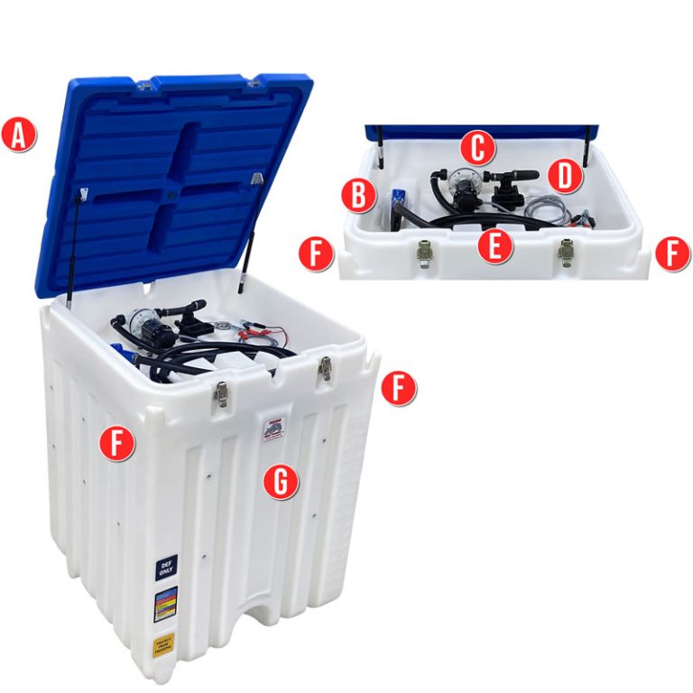 180 Gallon Portable DEF System - 12V DC Pump - Rhino Tuff Tanks