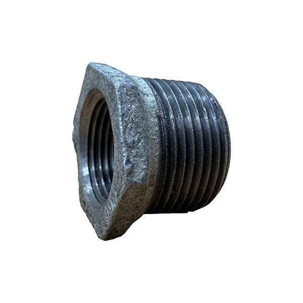 BUSHING REDUCER 1" X 3/4" GALVANIZED - Rhino Tuff Tanks
