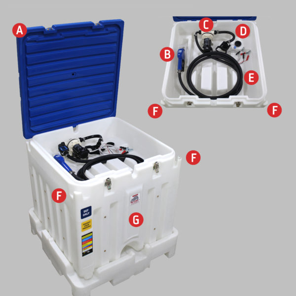 80 Gallon Portable DEF System • Rhino Tuff Tanks