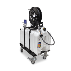 45 GALLON TALL MOBILE CART, TOP MOUNT PUMP (GRACO) - Rhino Tuff Tanks